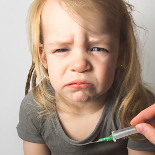 Copil de 2 ani diagnosticat cu tuse convulsivă şi rujeolă. Copilul nu a ...